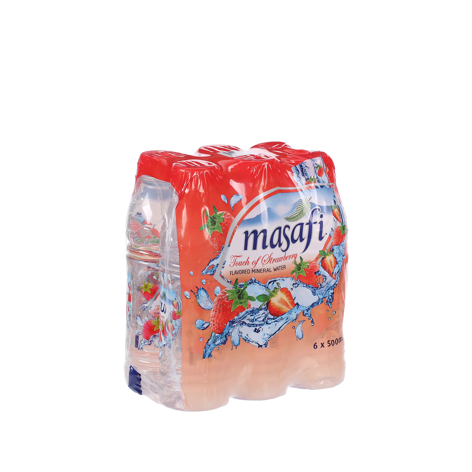 Masafi Mineral Water Flavored Strawberry 500ml × 6s Sharjah Co